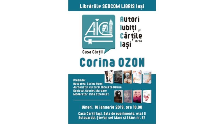 Autori Iubiți și Cărțile lor la Iași - CORINA OZON - Cultura in Iasi